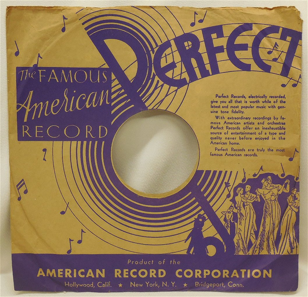 PERFECT 78 RPM 10" RECORD COMPANY SLEEVES