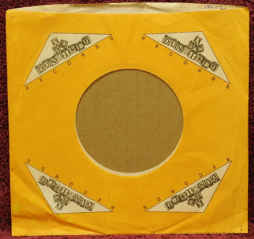45 RPM GENERIC RECORD COMPANY SLEEVES Page A