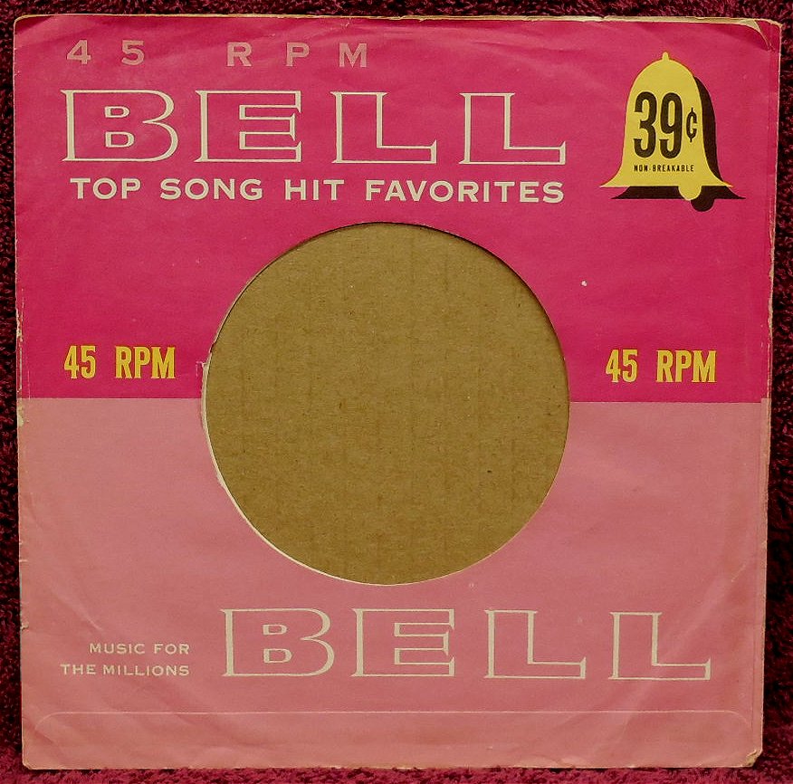 45 RPM GENERIC RECORD COMPANY SLEEVES Page B