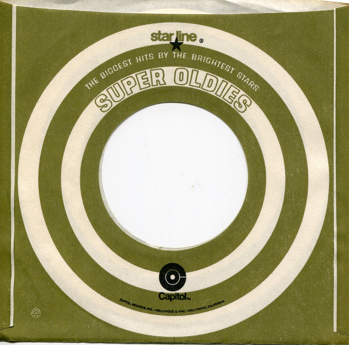 CAPITOL 45 RPM RECORD COMPANY SLEEVES Page CAPITOL