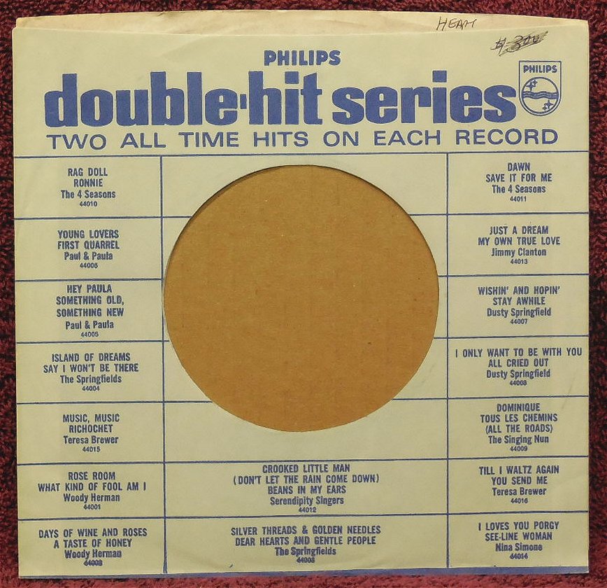 45 RPM GENERIC RECORD COMPANY SLEEVES Page P
