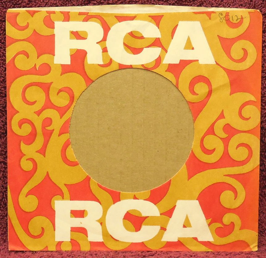 rca 45 RPM RECORD COMPANY SLEEVES Page rca