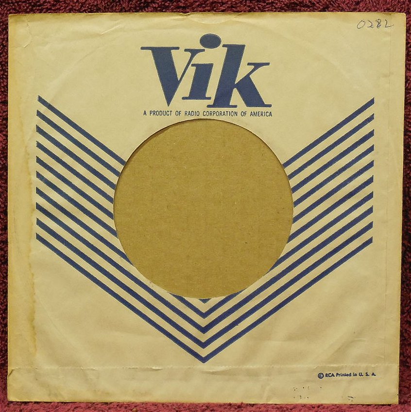 45 RPM GENERIC RECORD COMPANY SLEEVES Page V